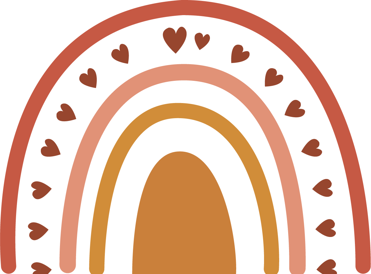 Boho Rainbow PNG Transparent with Transparent Background | CloudPNG